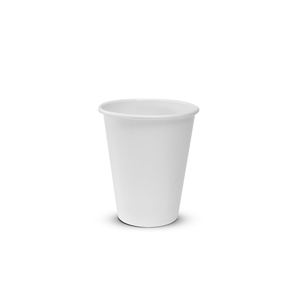 8oz Unprinted Single Wall Hot Cups | Dreampack Caribbean Limited